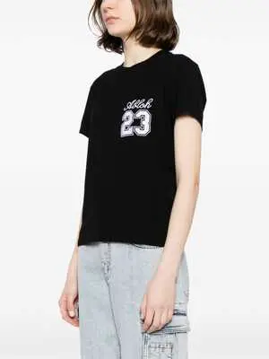 Off-White Logo Print Cotton T-shirt