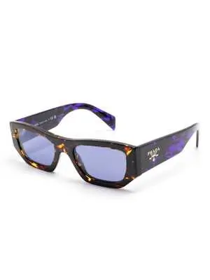 Prada Tortoiseshell Rectangle Sunglasses
