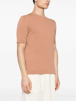 DELL'OGLIO Crew-neck Cotton T-shirt