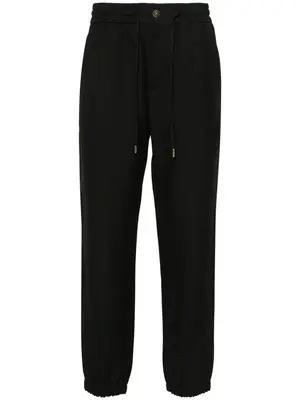Versace V-emblem Tapered Trousers
