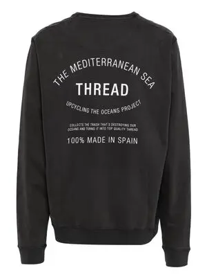 ECOALF Slogan-print Crew-neck Sweatshirt