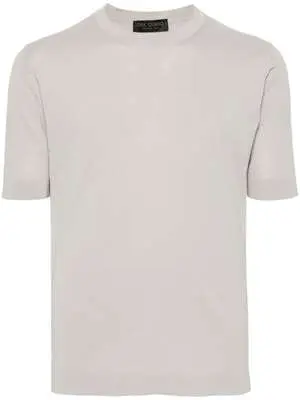 DELL'OGLIO Crew-neck Cotton T-shirt