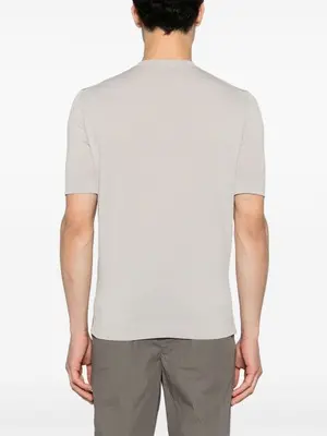 DELL'OGLIO Crew-neck Cotton T-shirt