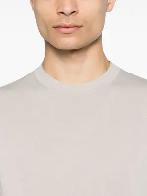 DELL'OGLIO Crew-neck Cotton T-shirt
