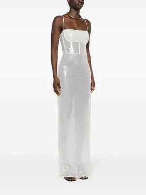 NENSI DOJAKA Sequinned Maxi Dress
