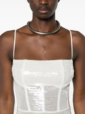 NENSI DOJAKA Sequinned Maxi Dress