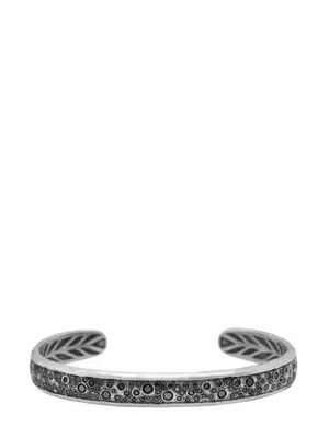 John Varvatos Black Diamonds Cuff - Silver