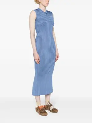 Marni Logo-jacquard Ribbed-knit Maxi Dress