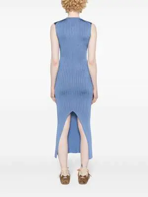 Marni Logo-jacquard Ribbed-knit Maxi Dress