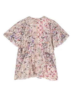 Isabel Marant Étoile Lamalia Graphic-print Flared Top