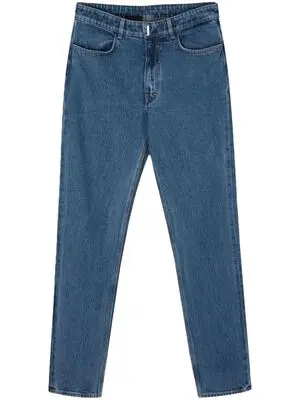 Givenchy Logo-plaque Slim-fit Jeans