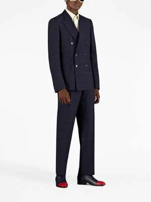 Gucci Gg Overcheck Wool Suit