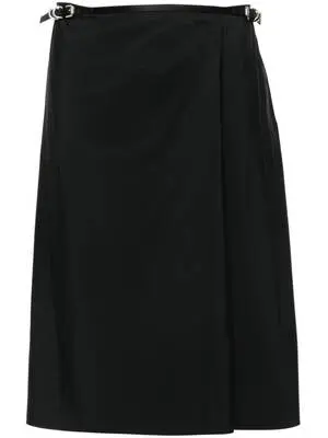 Givenchy Voyou Taffeta Wrap Skirt