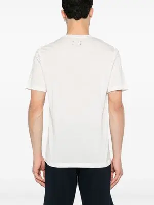 Kiton Embroidered-logo Cotton T-shirt - White
