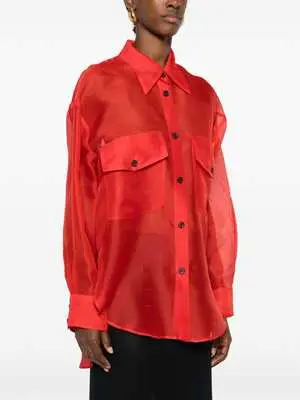 Khaite Mahmet Silk Shirt