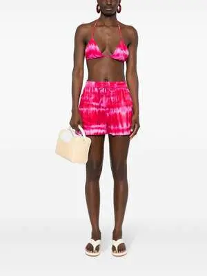 P.a.r.o.s.h Tie-dye Silk Bralette - Pink