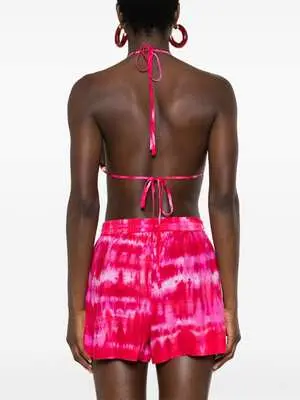 P.a.r.o.s.h Tie-dye Silk Bralette - Pink