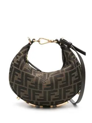 Fendi Mini Baguette Bag - Brown