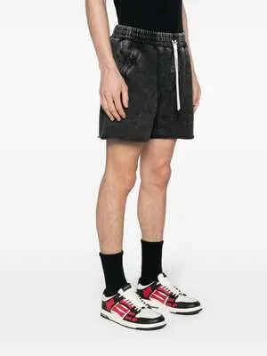 Amiri Filigree Cotton Track Shorts