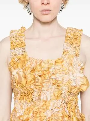 FEBEN Twist Ruched Tank Top