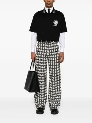 Givenchy Crest Polo Shirt In Cotton