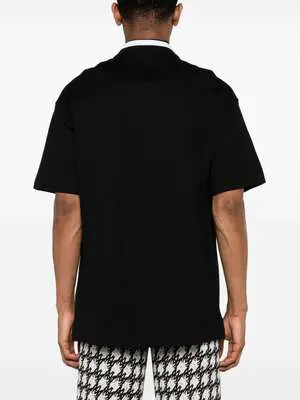 Givenchy Crest Polo Shirt In Cotton