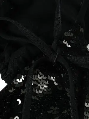 P.a.r.o.s.h Sequinned Bikini Set - Black