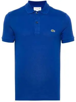 Lacoste Logo-patch Cotton Polo Shirt - Blue