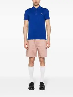 Lacoste Logo-patch Cotton Polo Shirt - Blue