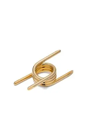 AMBUSH Plated Wrap-around Ring - Gold
