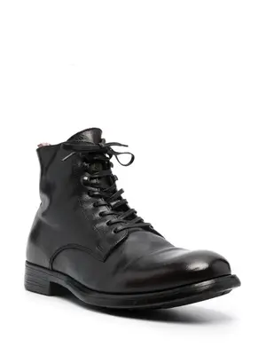 Officine Creative Lace-up Calf Leather Boots