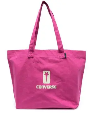 CONVERSE X Drkshdw Logo-print Canvas Tote Bag