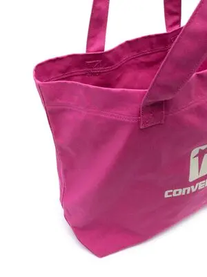 CONVERSE X Drkshdw Logo-print Canvas Tote Bag