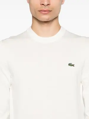 Lacoste Logo-patch Ribbed-knit Jumper