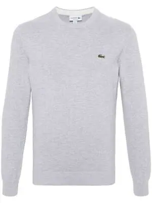 Lacoste Mélange-effect Cotton Jumper