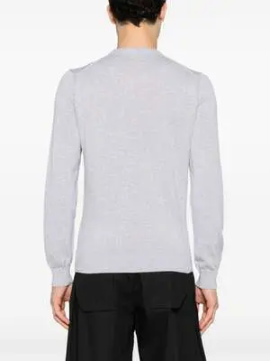 Lacoste Mélange-effect Cotton Jumper
