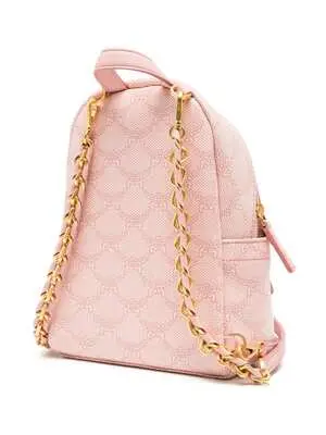 Mcm Small Stark Lauretos Monogram Backpack - Pink