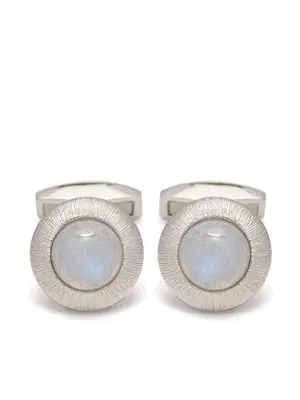 Tateossian Graffiato Moonstone Cufflinks - Silver