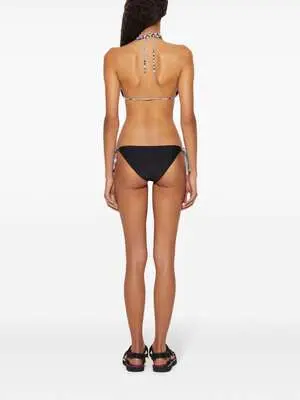 Emilio Pucci Iride-print Bikini Bottom - Black