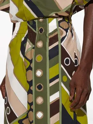 Emilio Pucci Vivara-print Cotton Shorts