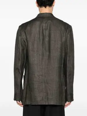 Yohji Yamamoto Notched-lapels Single-breasted Blazer