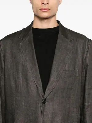 Yohji Yamamoto Notched-lapels Single-breasted Blazer