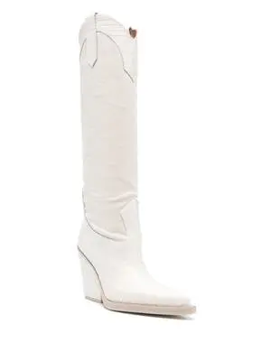 Paris Texas El Dorado 100mm Boots - Neutrals