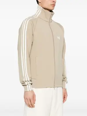 Y3 3-stripes Logo Zip-up Sweatshirt