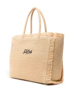 MC2 SAINT BARTH Straw Tote Bag - Neutrals