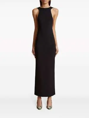Khaite Media Open-back Midi Dress