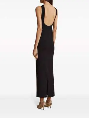Khaite Media Open-back Midi Dress