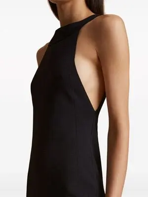 Khaite Media Open-back Midi Dress