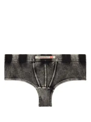 DIESEL Denim-effect Jersey Thong