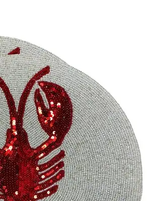 LES-OTTOMANS Lobster Beaded Placemat